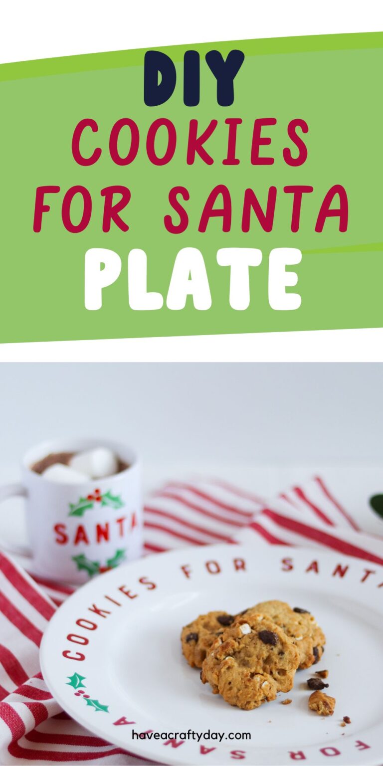 How to Make a Cookies for Santa Plate with Cricut - Have a Crafty Day